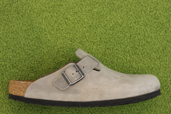 Men's Boston Clog - Iron Oiled Leather